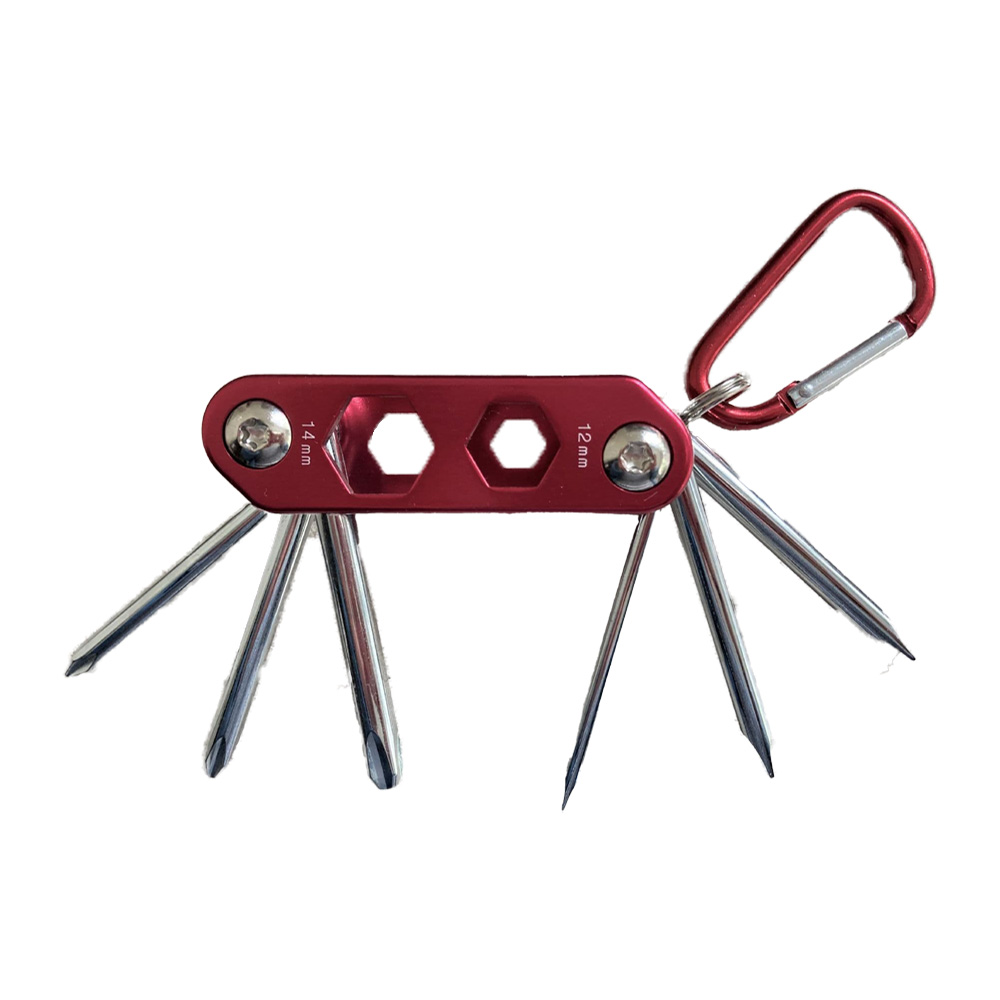 Basic Red Folding Bike Tool | Grumpy Greyhound